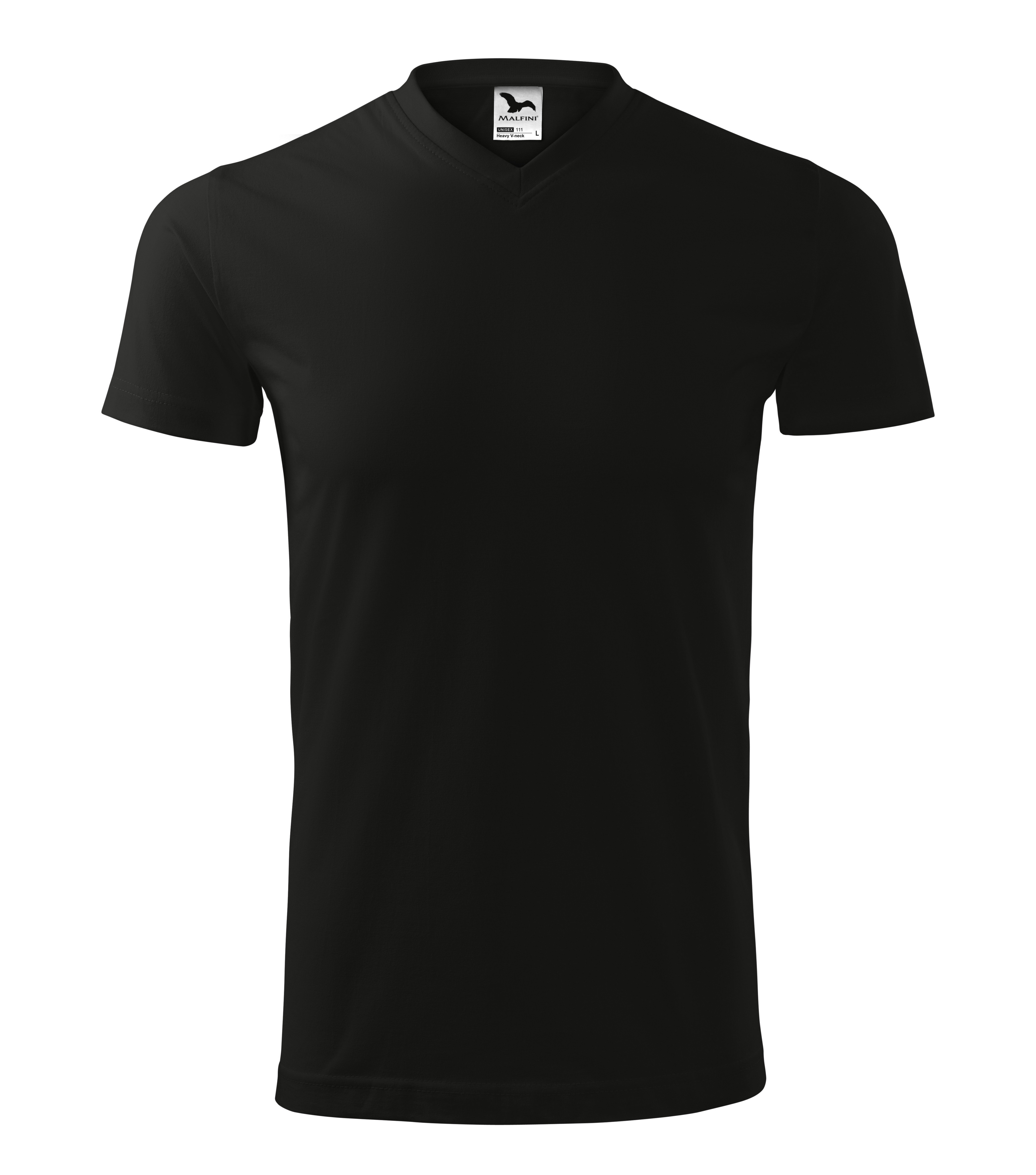 Pánské tričko Malfini Heavy V-neck černá | inetprint.cz